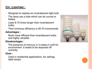 Artificial lights | PPT