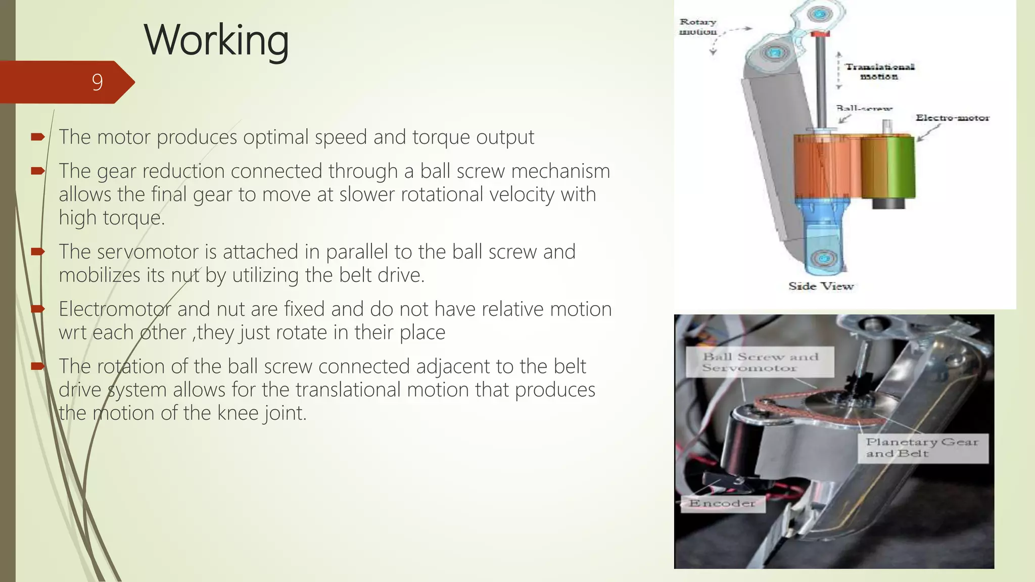 Artificial limbs (prosthetic knee) | PPTX