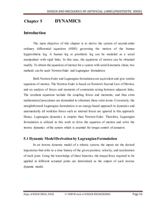 Artificial limbs report | PDF