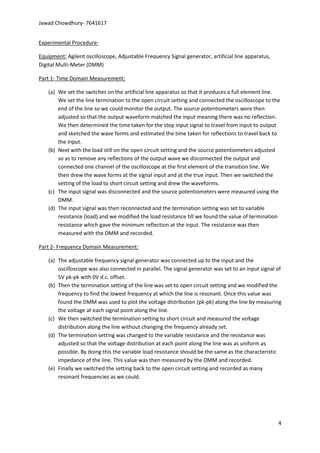 Artificial line laboratory 7641617 | PDF