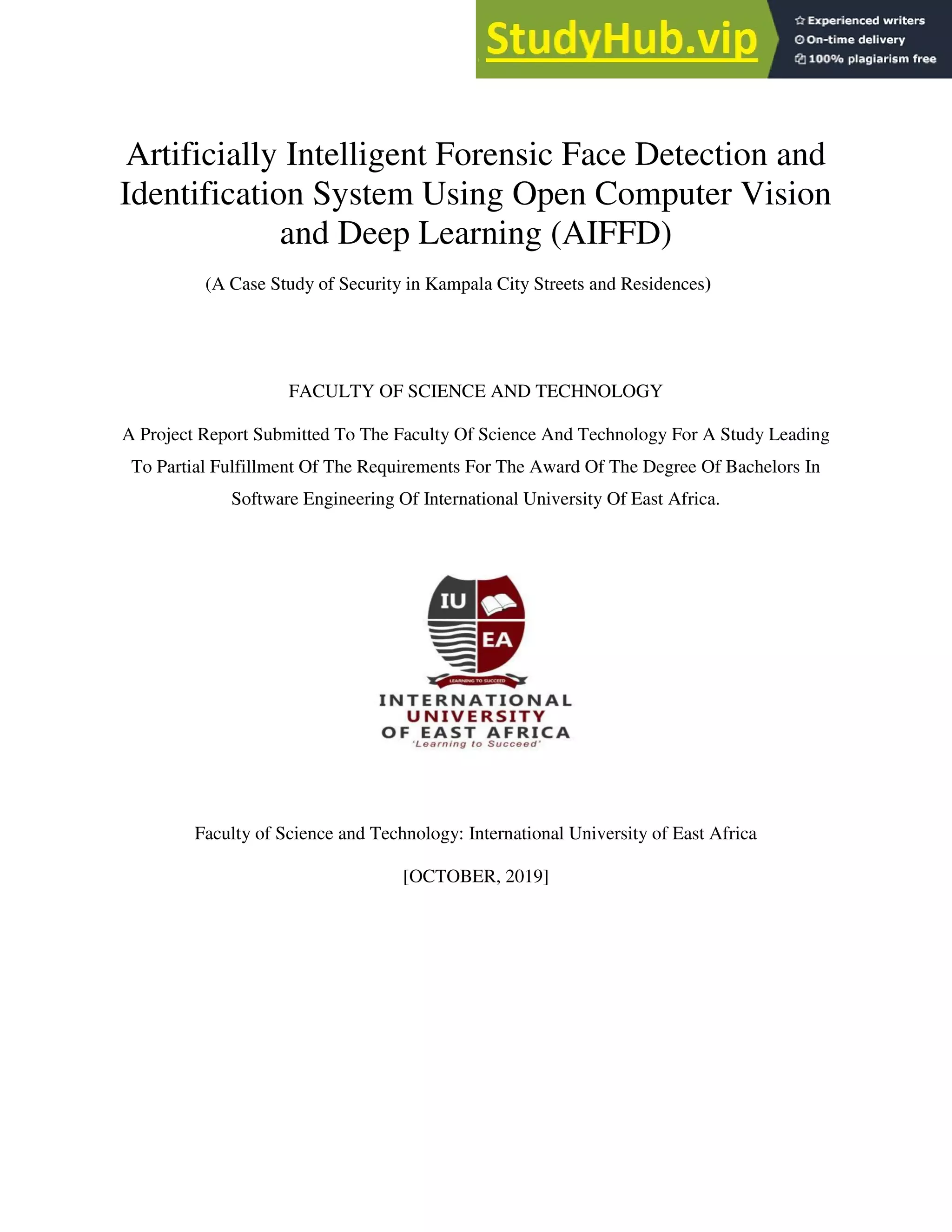 ARTIFICIALLY INTELLIGENT FACE DETECTION AND INVESTIGATION SYSTEM BASED ON OPENCV-FINAL-THESIS ...