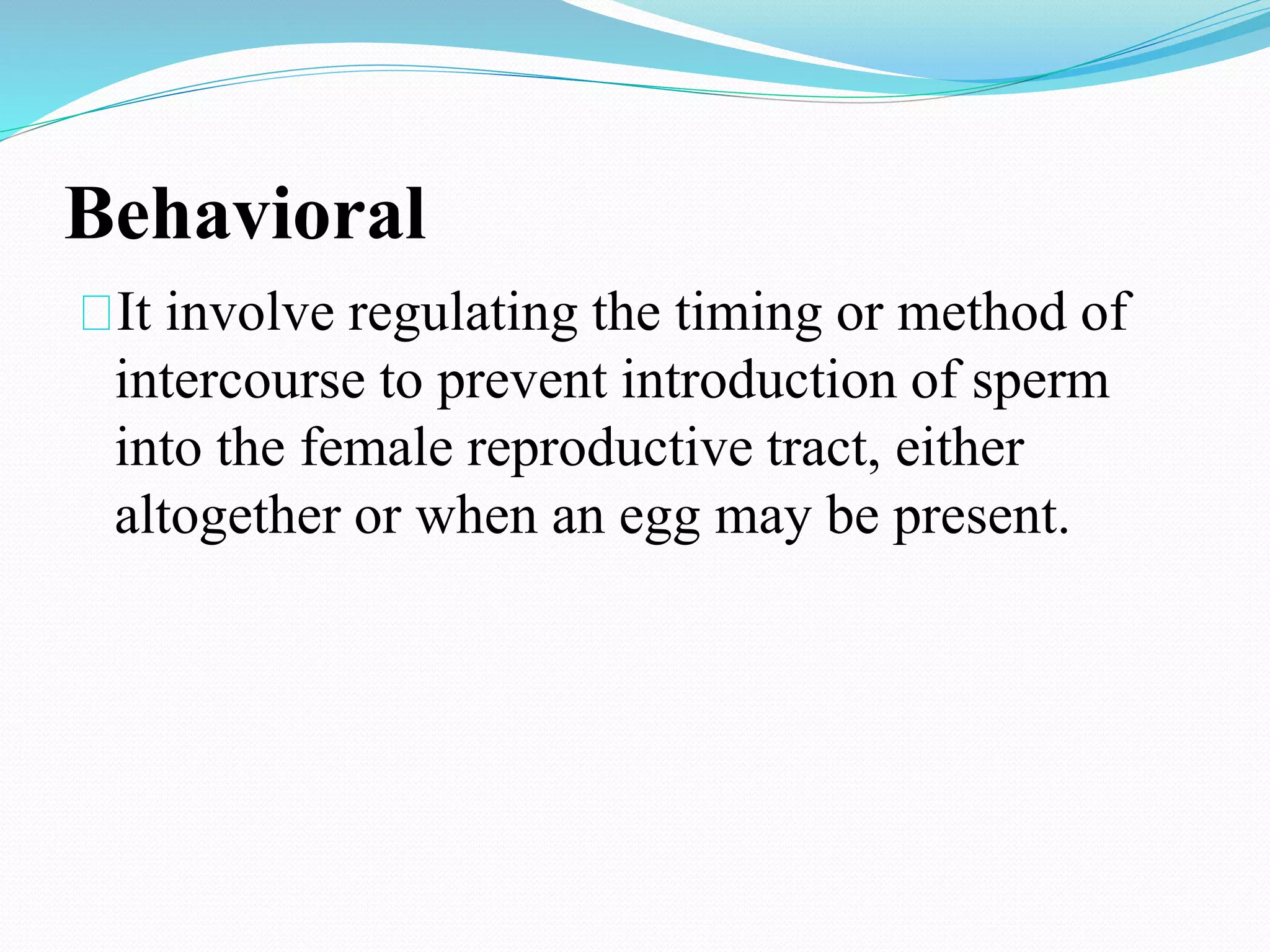 Artificial methods of birth control | PPTX