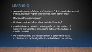 Basics of Artificial Neural Network | PPTX