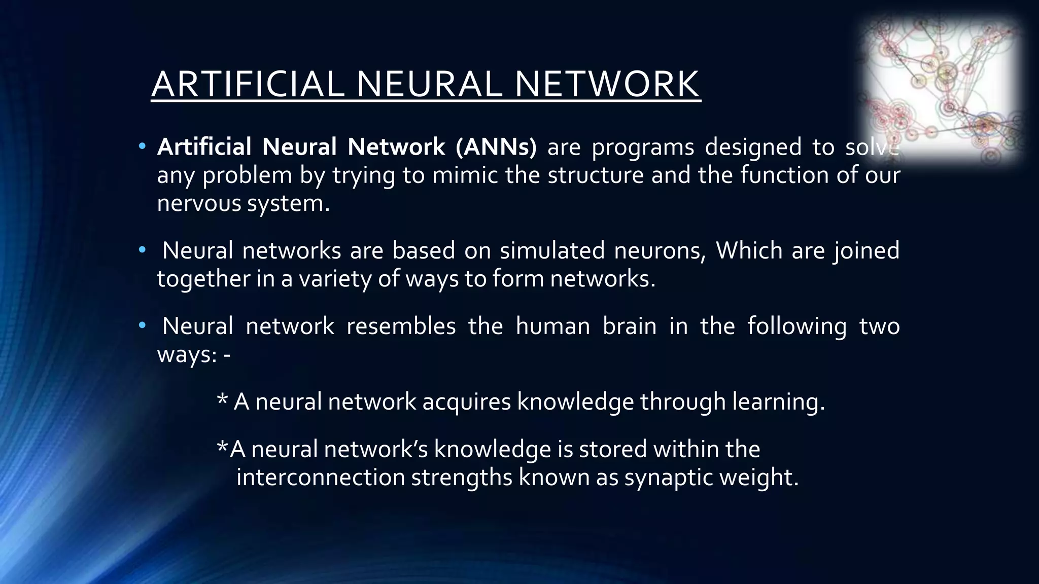 Artificial neural network | PPTX