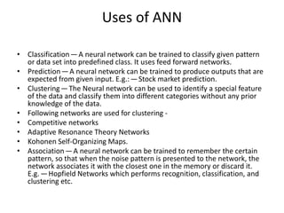 Artificial neural network | PPTX