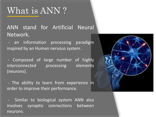 Artificial neural network | PPT