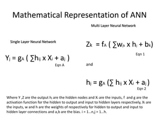 A brief introduction of Artificial neural network by example | PPTX