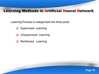 Artificial neural network | PPT