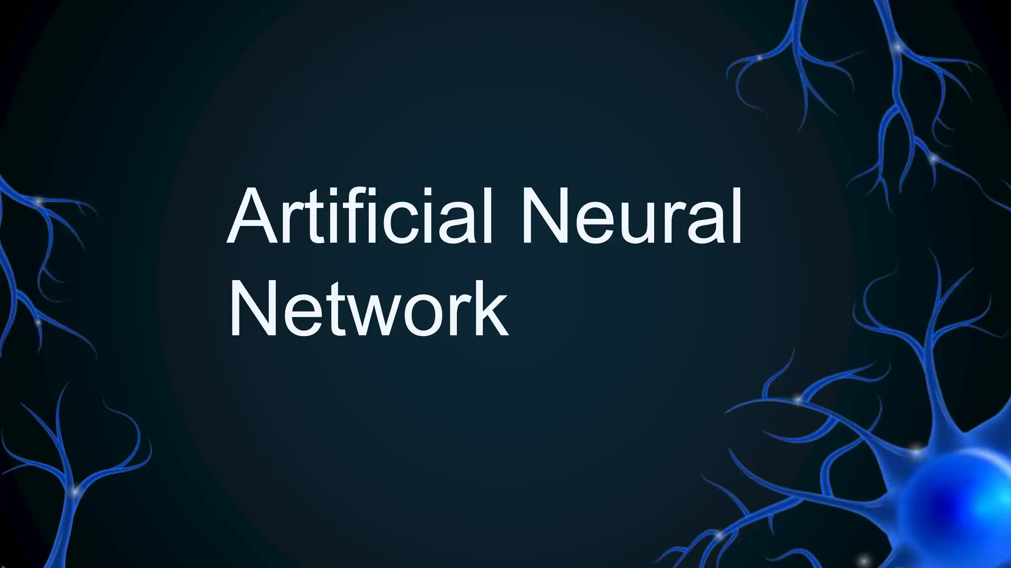 Artificial Neural Network Ann Pptx