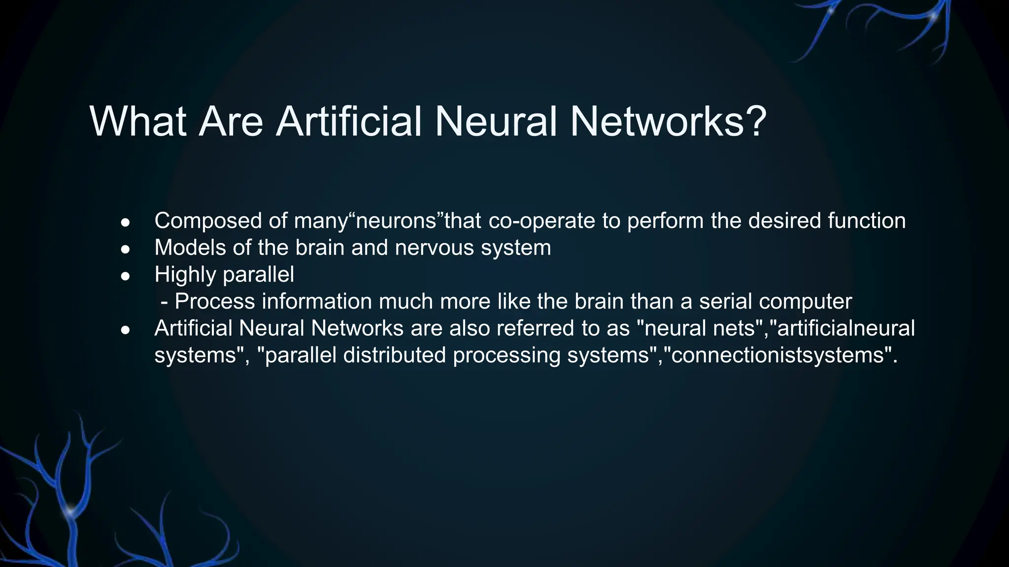 Artificial Neural Network ANN | PPTX