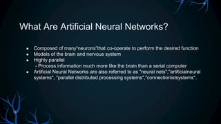 Artificial Neural Network ANN | PPTX