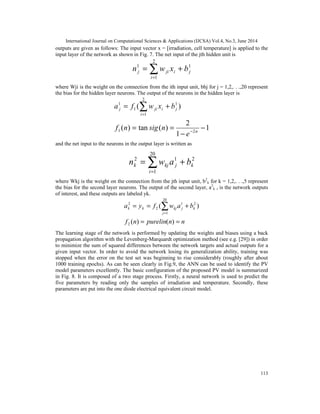 Artificial neural network approach for more accurate solar cell ...
