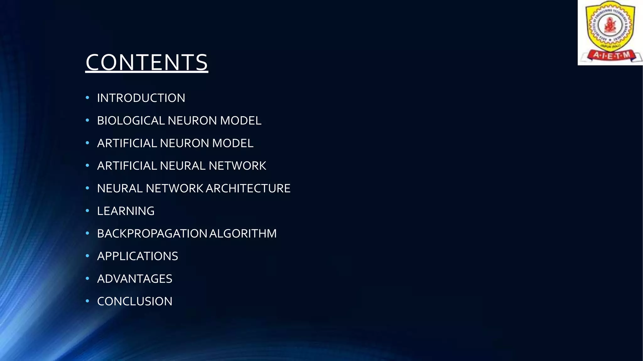 Artificial neural network by arpit_sharma | PPT