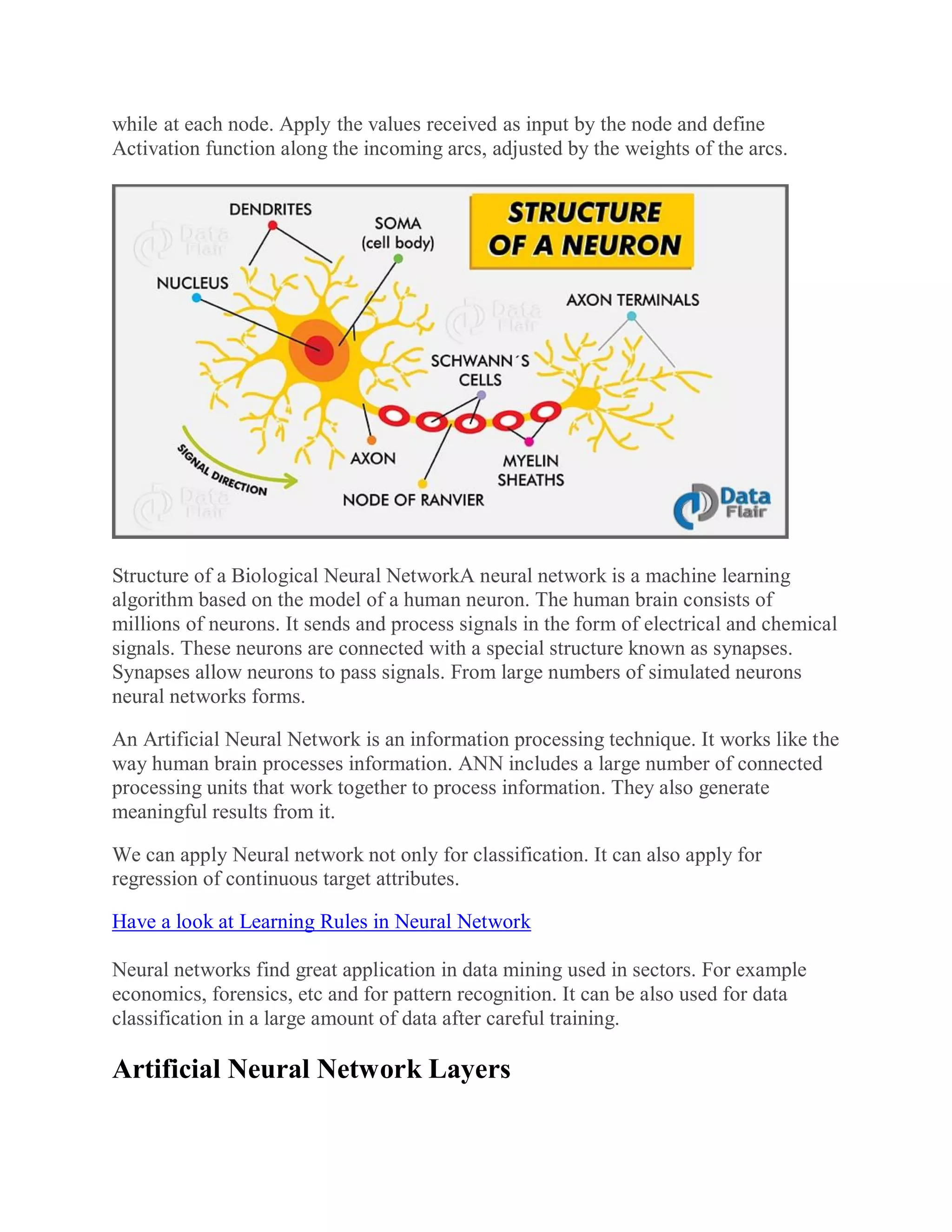 Artificial neural network for machine learning | PDF