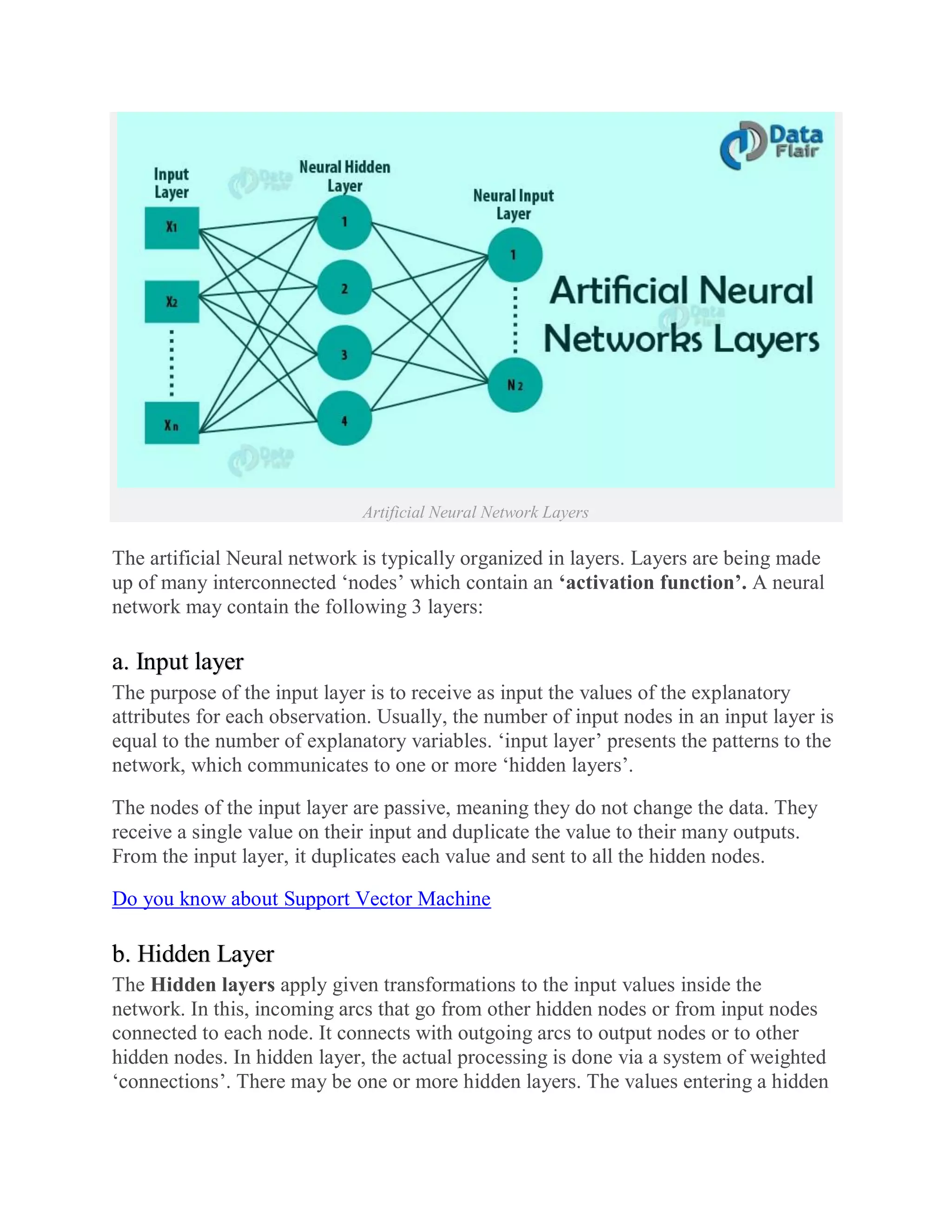 Artificial neural network for machine learning | PDF