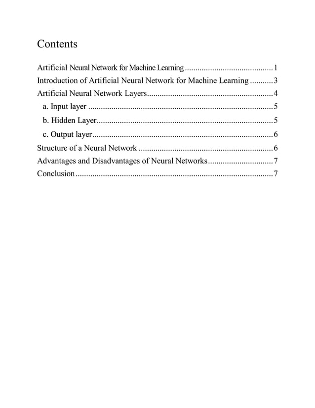 Artificial neural network for machine learning | PDF