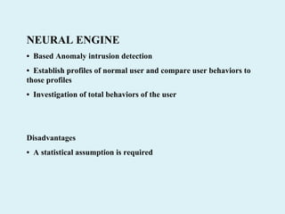 Artificial neural network for misuse detection | PPT