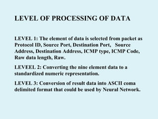 Artificial neural network for misuse detection | PPT