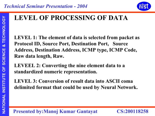 Artificial neural network for misuse detection | PPT | Information and Network Security | Computing
