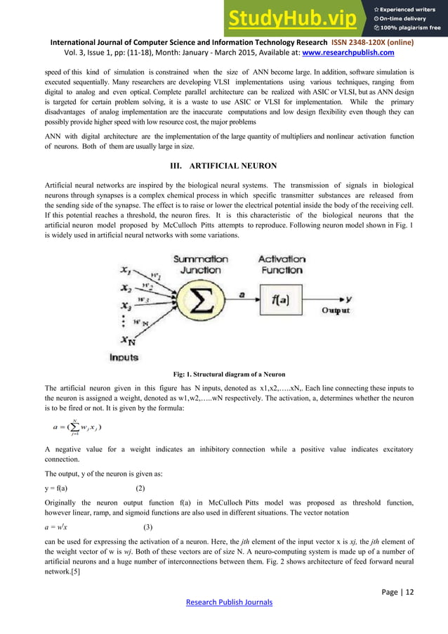 Artificial Neural Network Implementation On Fpga Chip Pdf