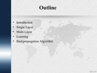 Artificial neural network model & hidden layers in multilayer artificial neural networks | PPT ...