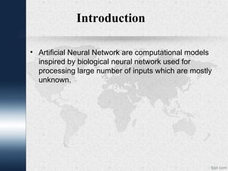 Artificial neural network model & hidden layers in multilayer artificial neural networks | PPT ...