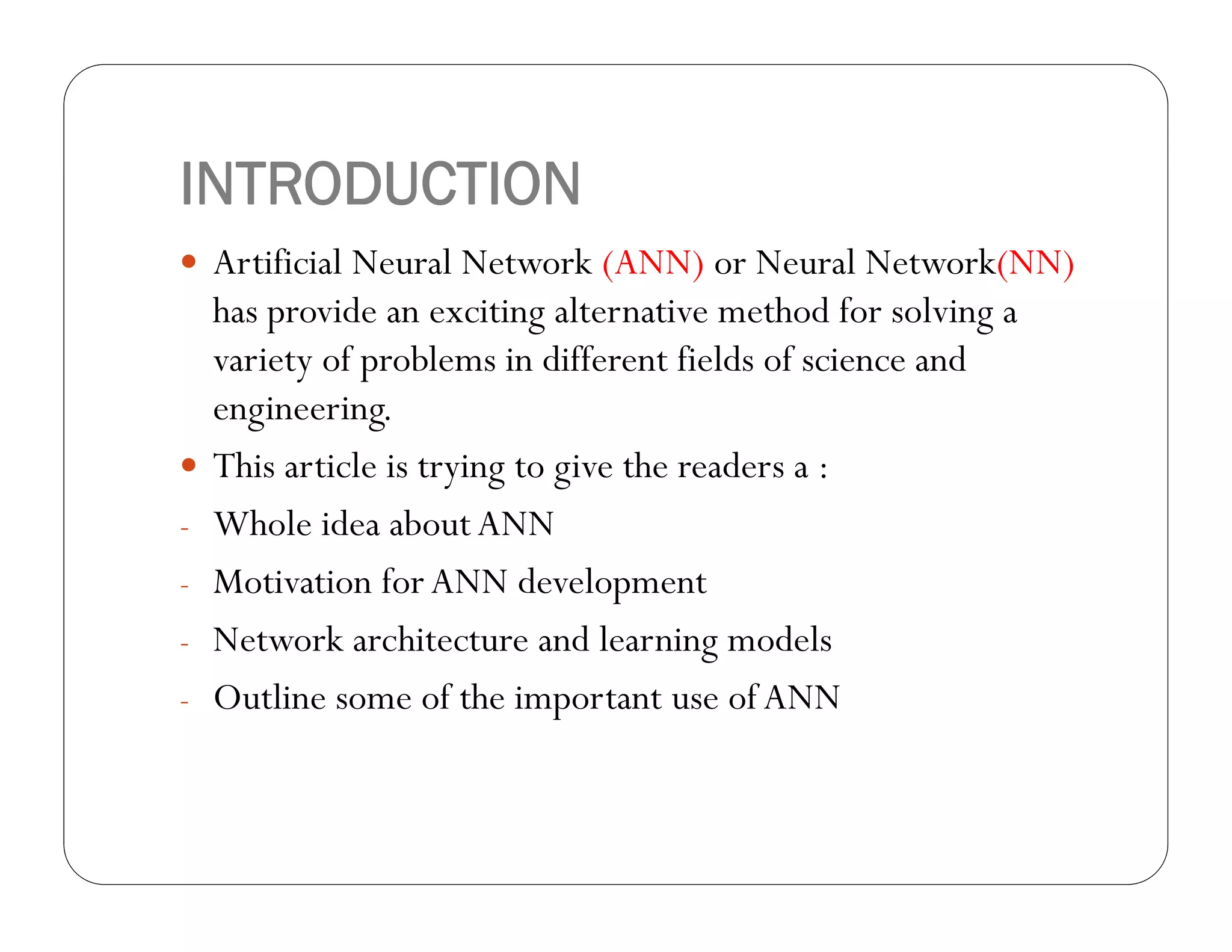 Artificial neural networks | PDF