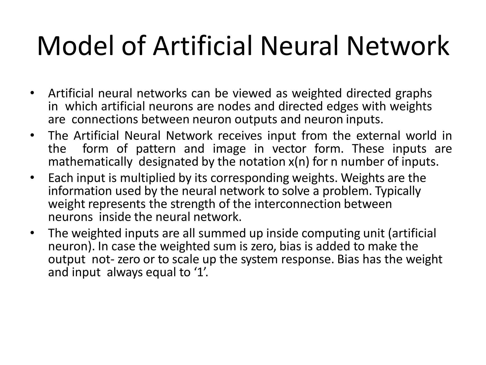 Artificial Neural Networks Pptx Computer Networking Computing