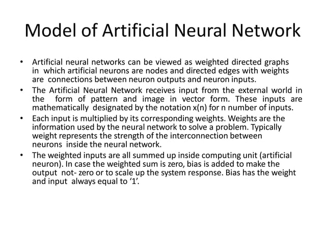 Artificial Neural Networks Pptx Computer Networking Computing