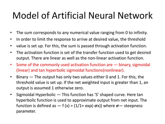 Artificial neural networks | PPTX | Computer Networking | Computing
