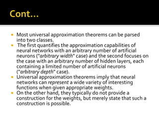 Artificial neural networks(AI UNIT 3) | PPT