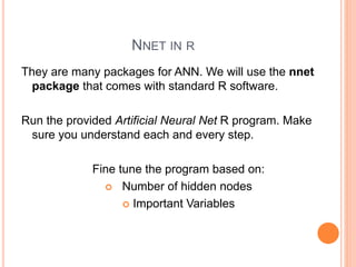 ARTIFICIAL NEURAL NETWORKS.ppt on machine learning | PPT