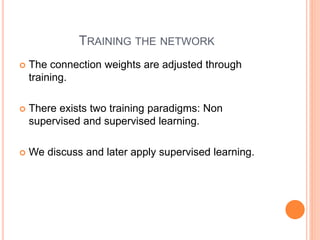 ARTIFICIAL NEURAL NETWORKS.ppt on machine learning | PPT