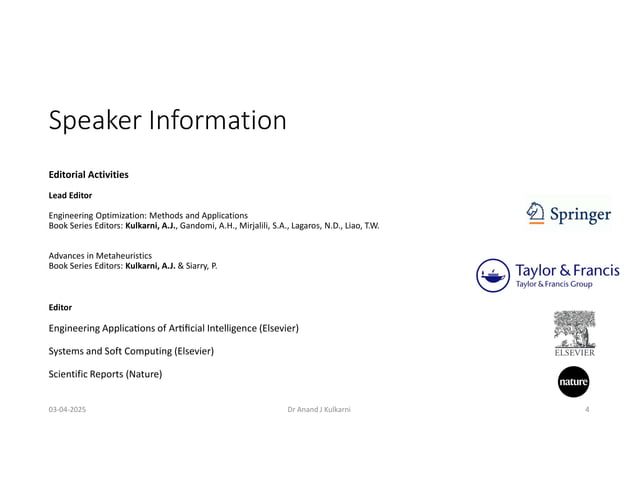 Artificial Neural Networks, basics, its variations and examples | PPT