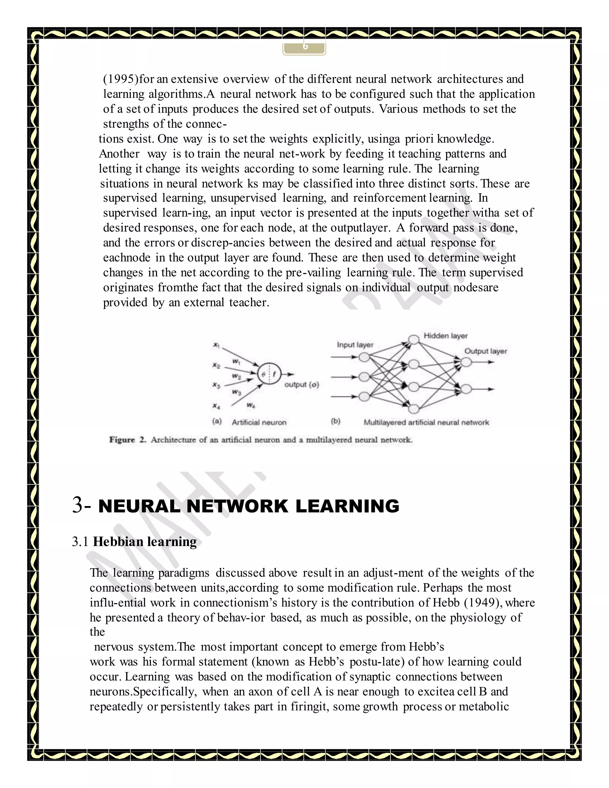 Artificial neural networks seminar presentation using MSWord. | PDF