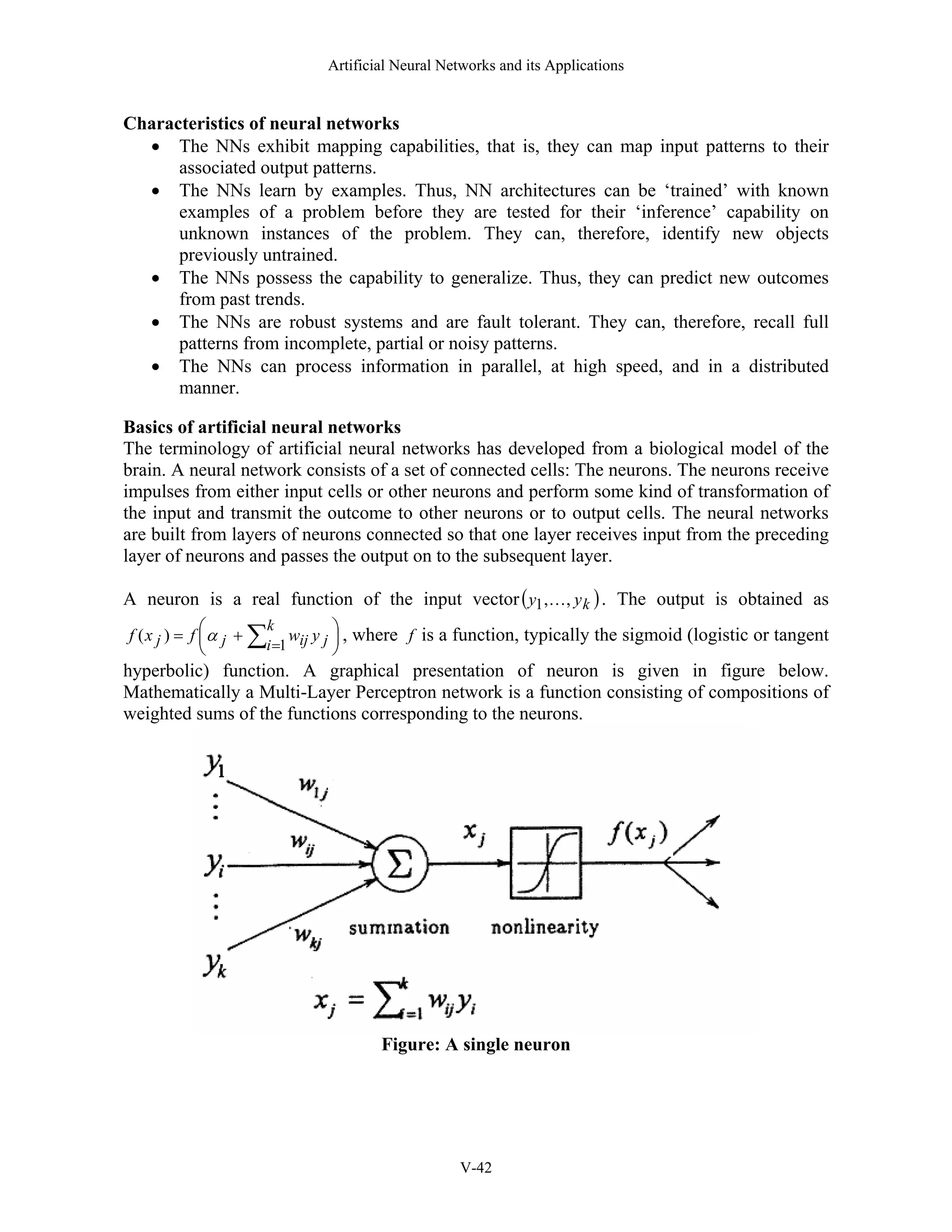 Artificial Neural Networks And Its Application Pdf