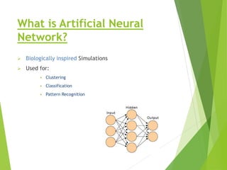 Artificial neural networks and its applications | PPT