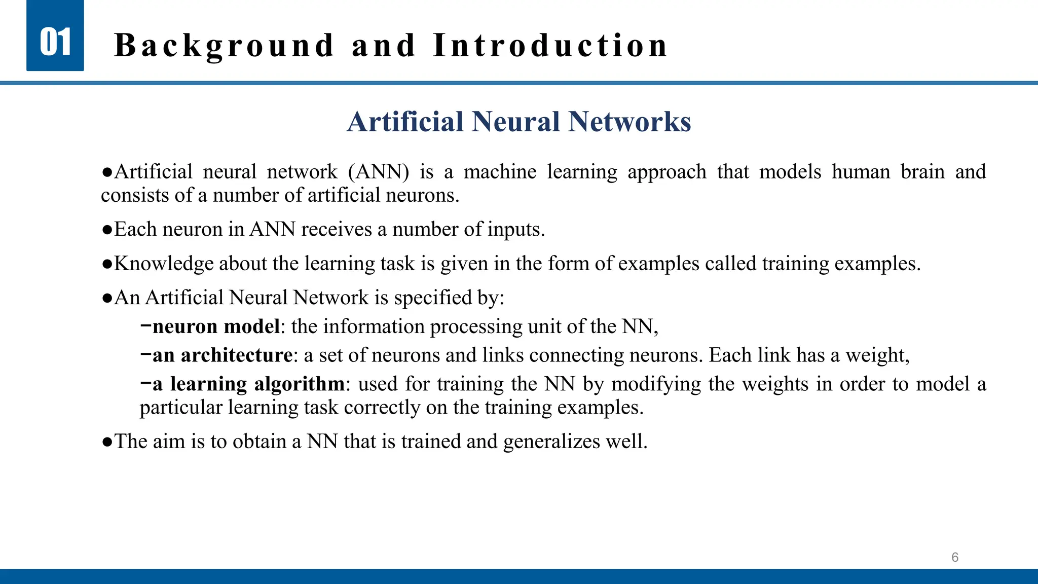 Artificial Neural Networks Anns Focusing On The Perceptron Algorithmpptx