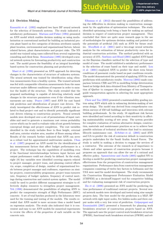 Artificial Neural Networks In Construction Engineering And Management | PDF