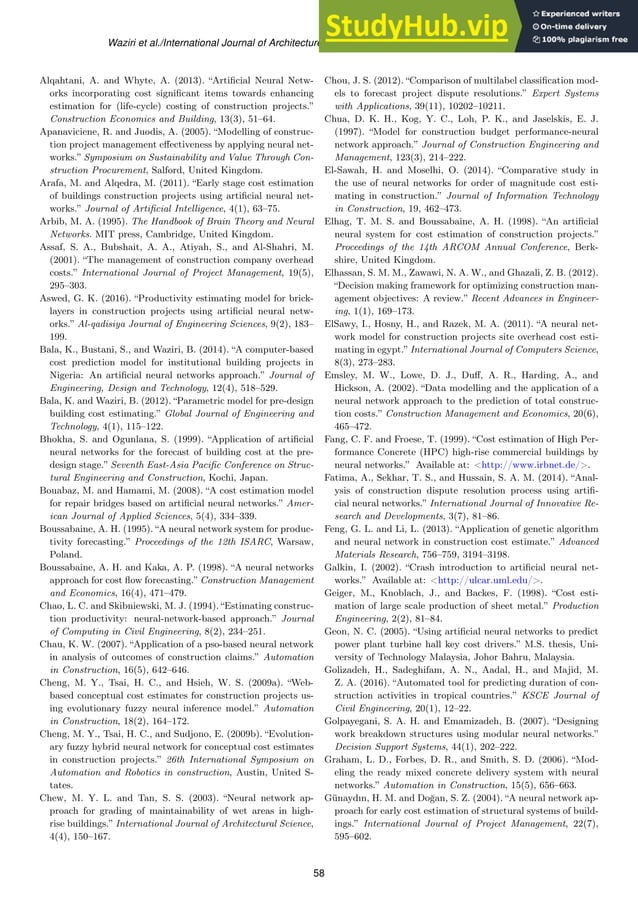 Artificial Neural Networks In Construction Engineering And Management | PDF