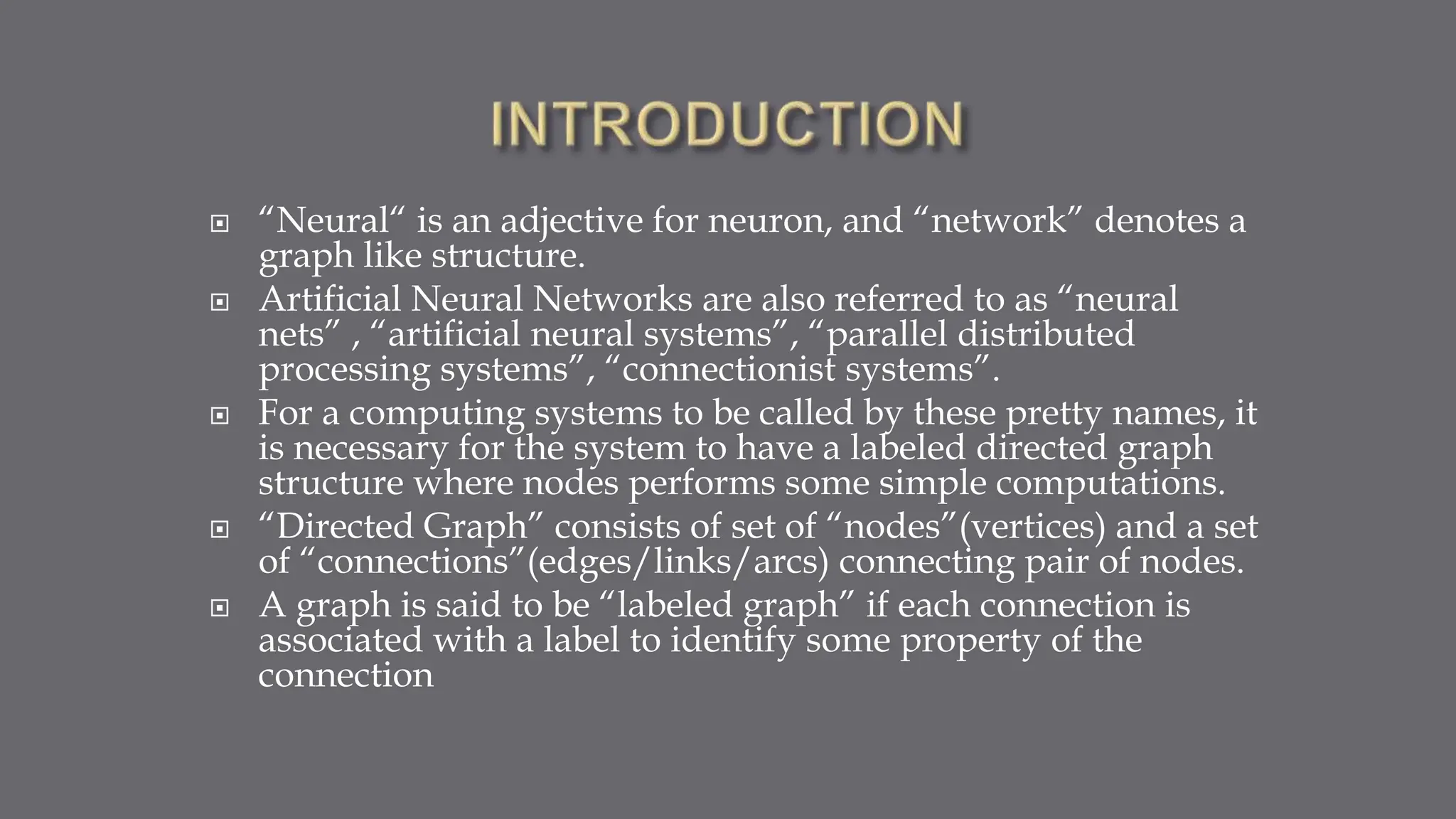 Artificial Neural Networks Pptpptx For Final Sem Cse Ppt