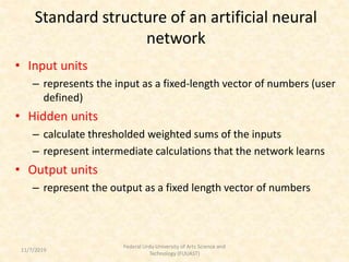 Artificial neural networks slides | PPT