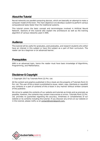 Artificial neural network_tutorial | PDF