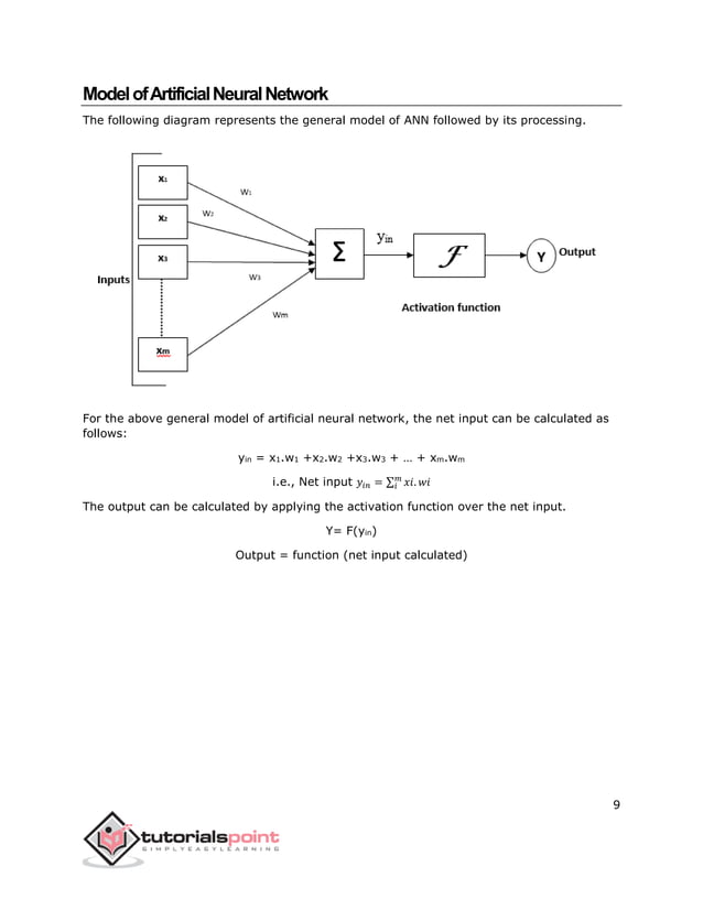 Artificial Neural Networktutorial Pdf