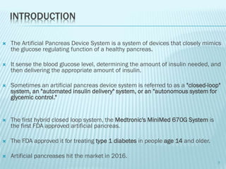 Artificial pancreas | PDF