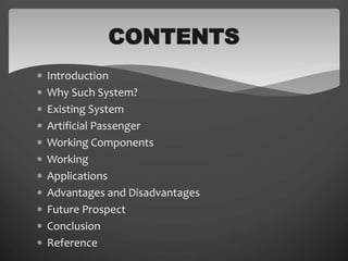 artificial passenger.ppt