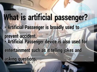 artificial passenger.ppt