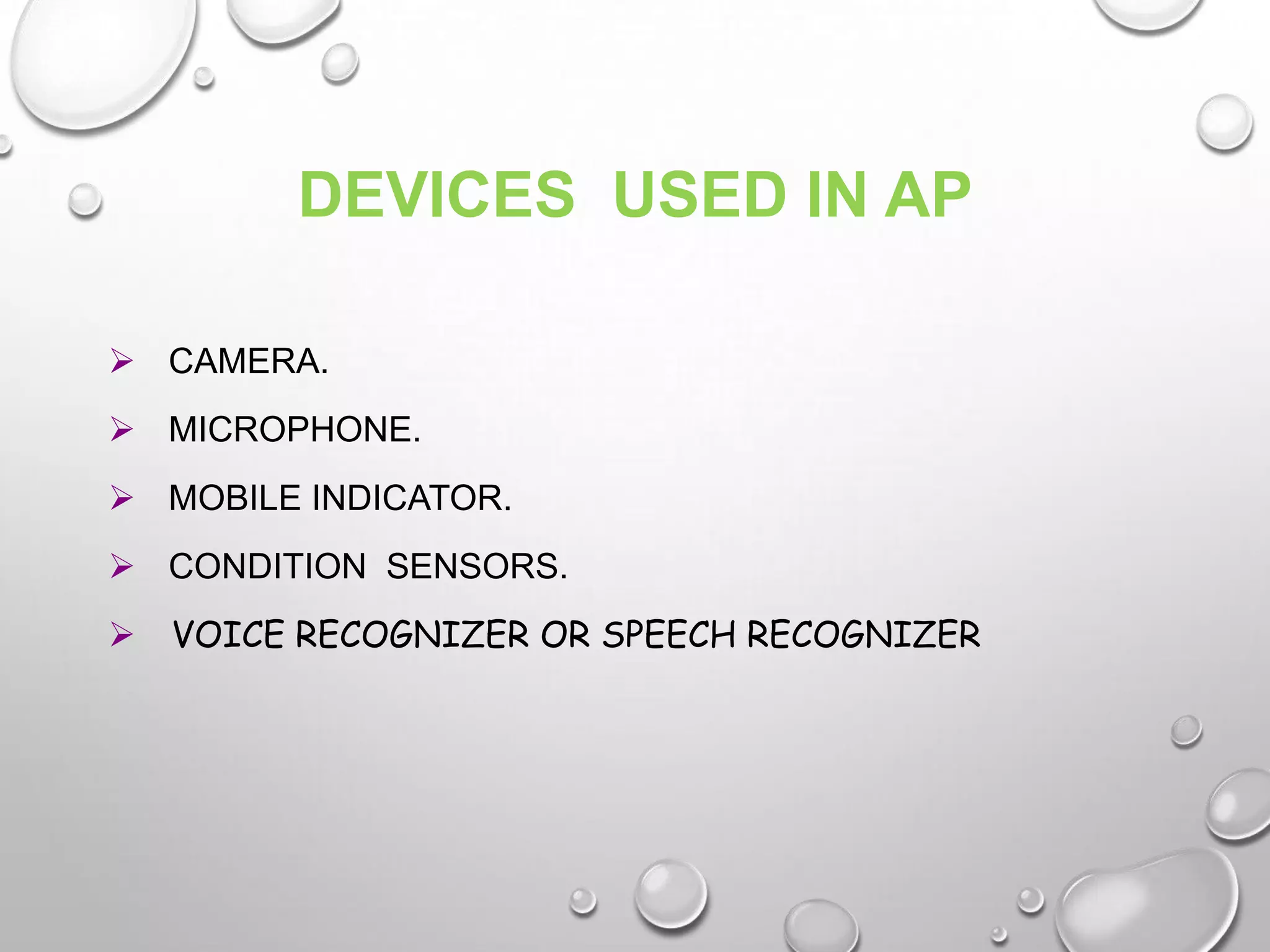 Artificial passenger | PPTX