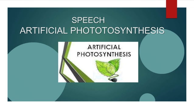 artificial photosynthasis.pptx