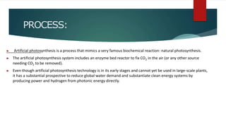 artificial photosynthasis.pptx